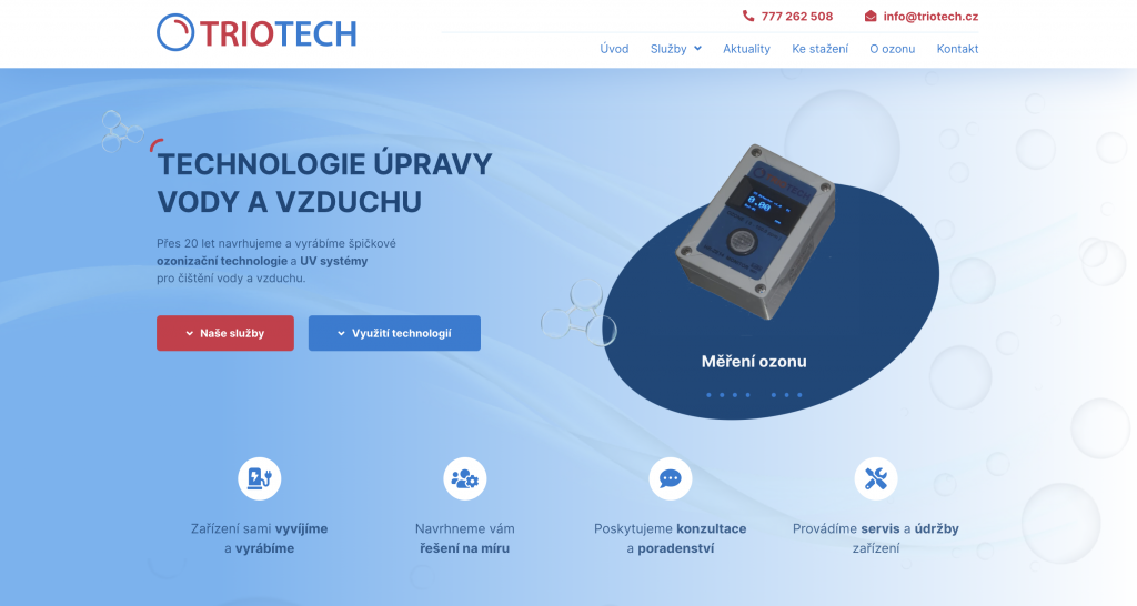 TRIOTECH | Výroba, prodej, instalace a údržba ozonizačních a UV systémů ...